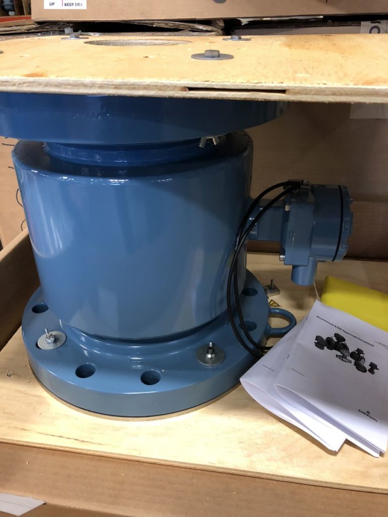 Rosemount 8707APA080S3W0N0L1D2DT 8in. CL300 Magnetic Flowmeter ...