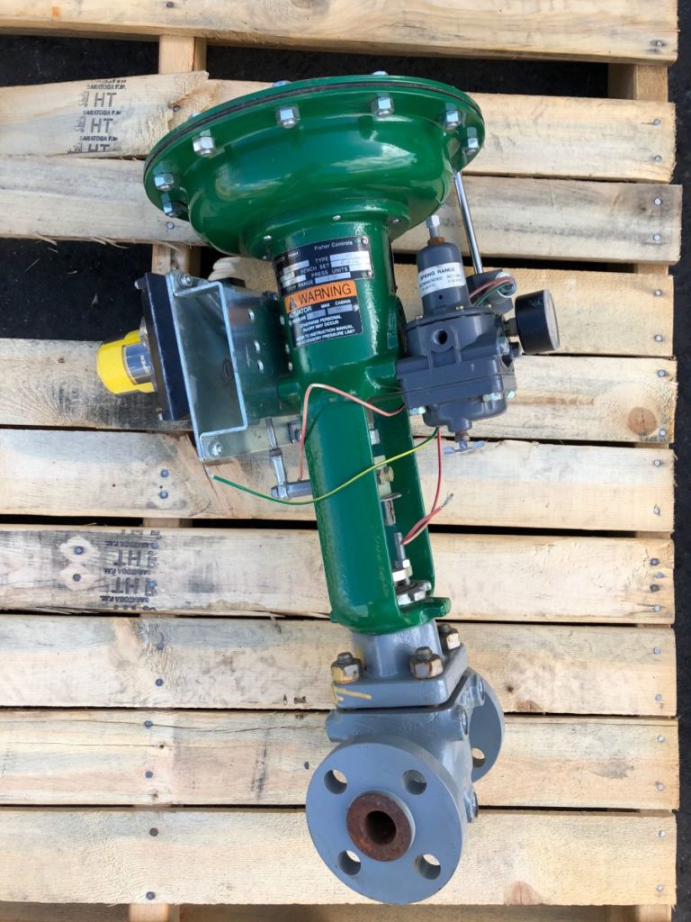 Fisher ET Globe Valve 1in Class 600 w/ Actuator | Cascade Automation