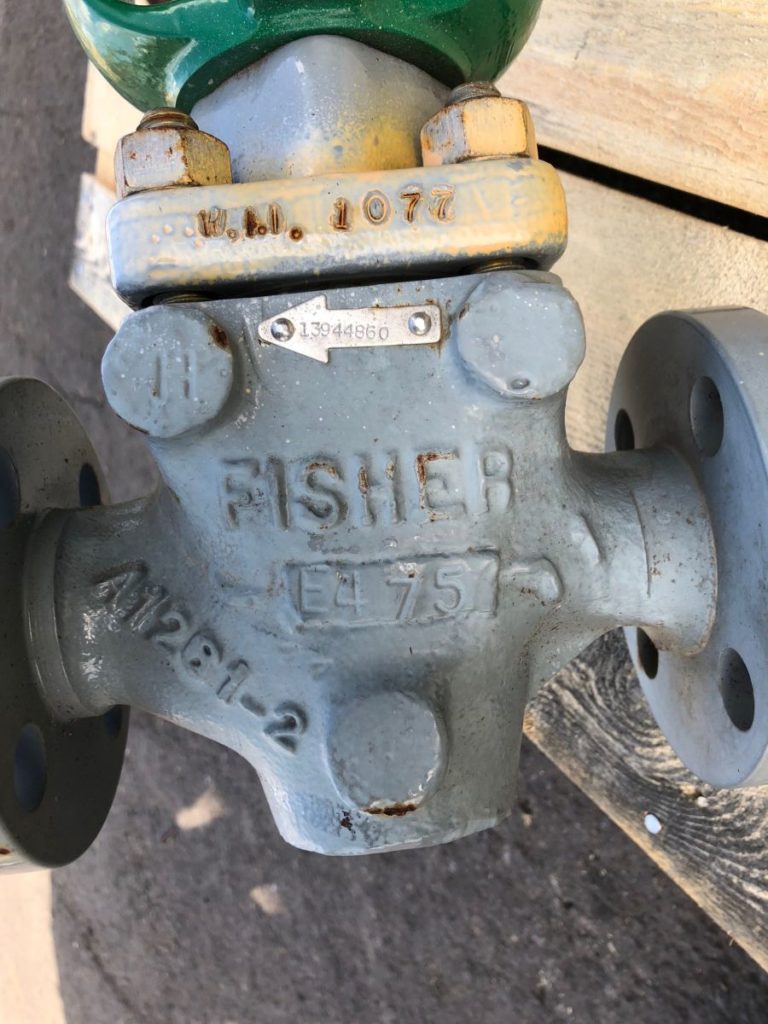 Fisher ET Globe Valve 1in Class 600 w/ Actuator | Cascade Automation