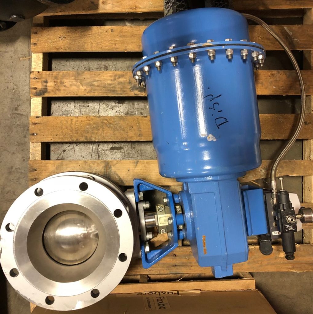 Jamesbury 8″ 150# w/ Actuator and Positioner | Cascade Automation